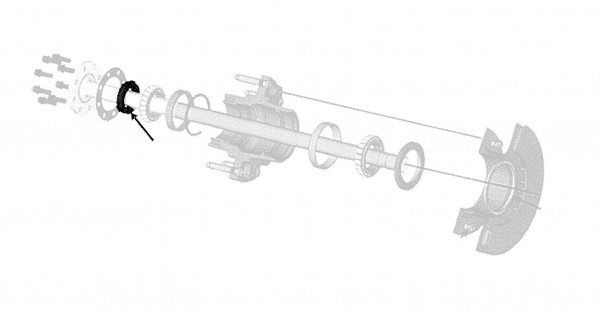 W8830156 - Retainer - Rear Outer Wheel Bearing - Workhorse Parts