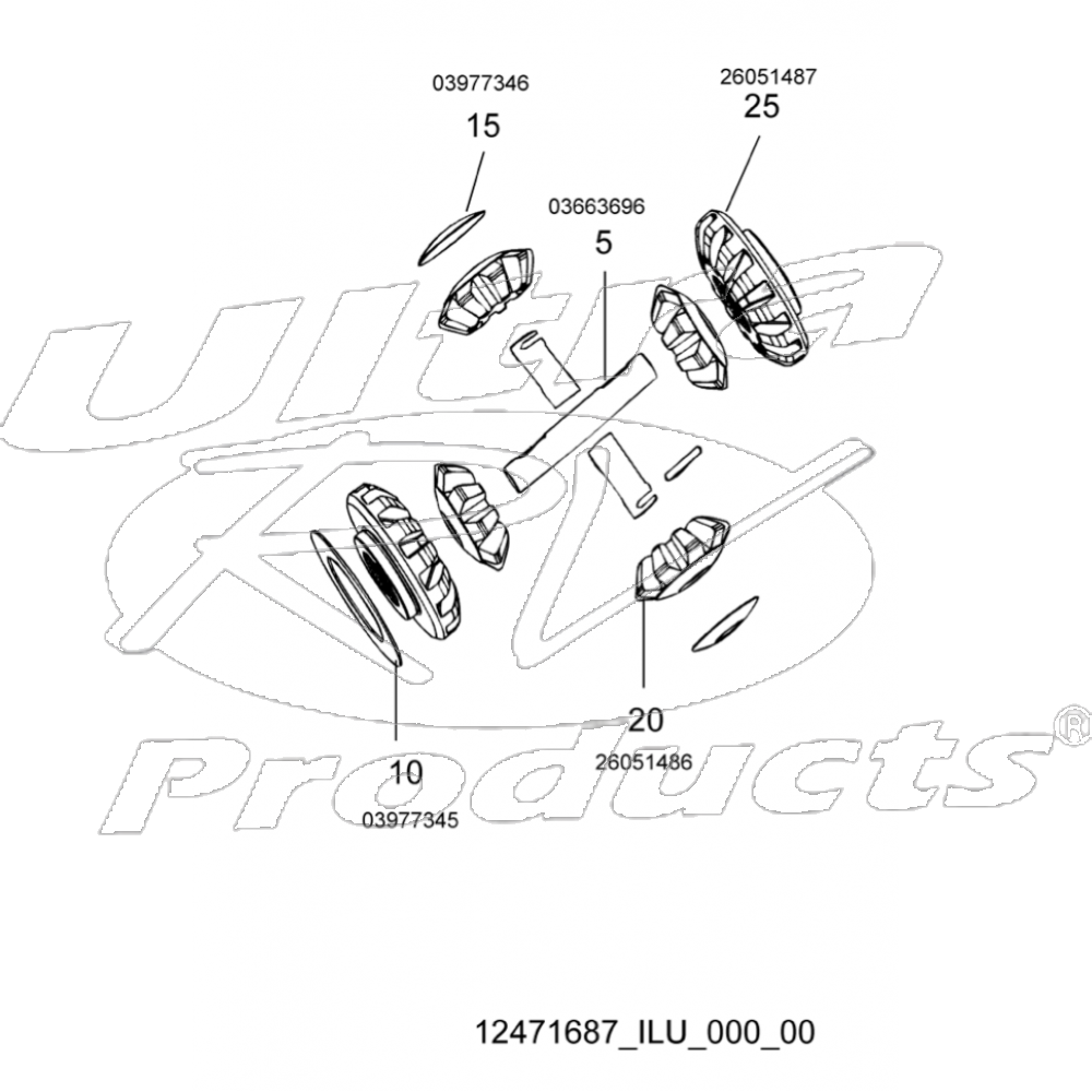 12471687 - Gear Kit-diff Si & Pinio - Workhorse Parts