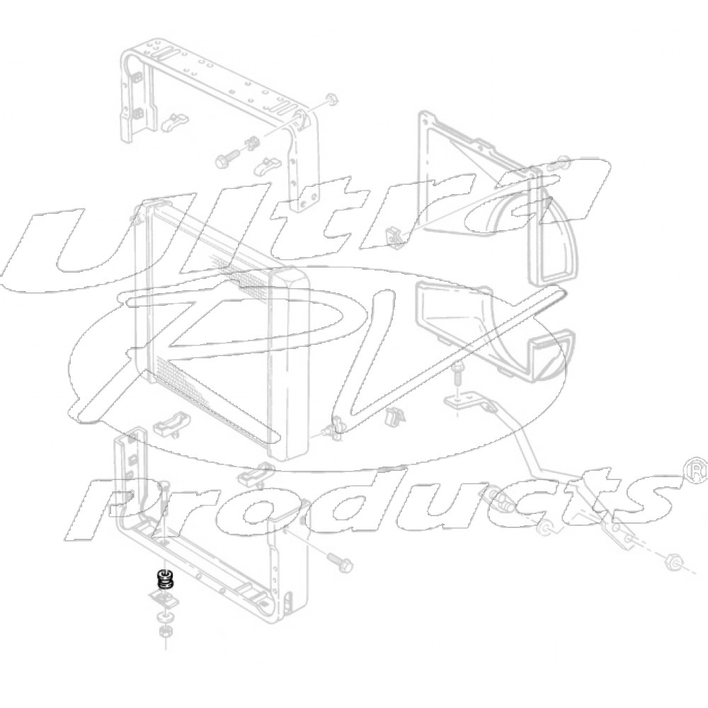 14044083 - Insulator Asm - Radiator Lower Mounting Bracket - Workhorse ...