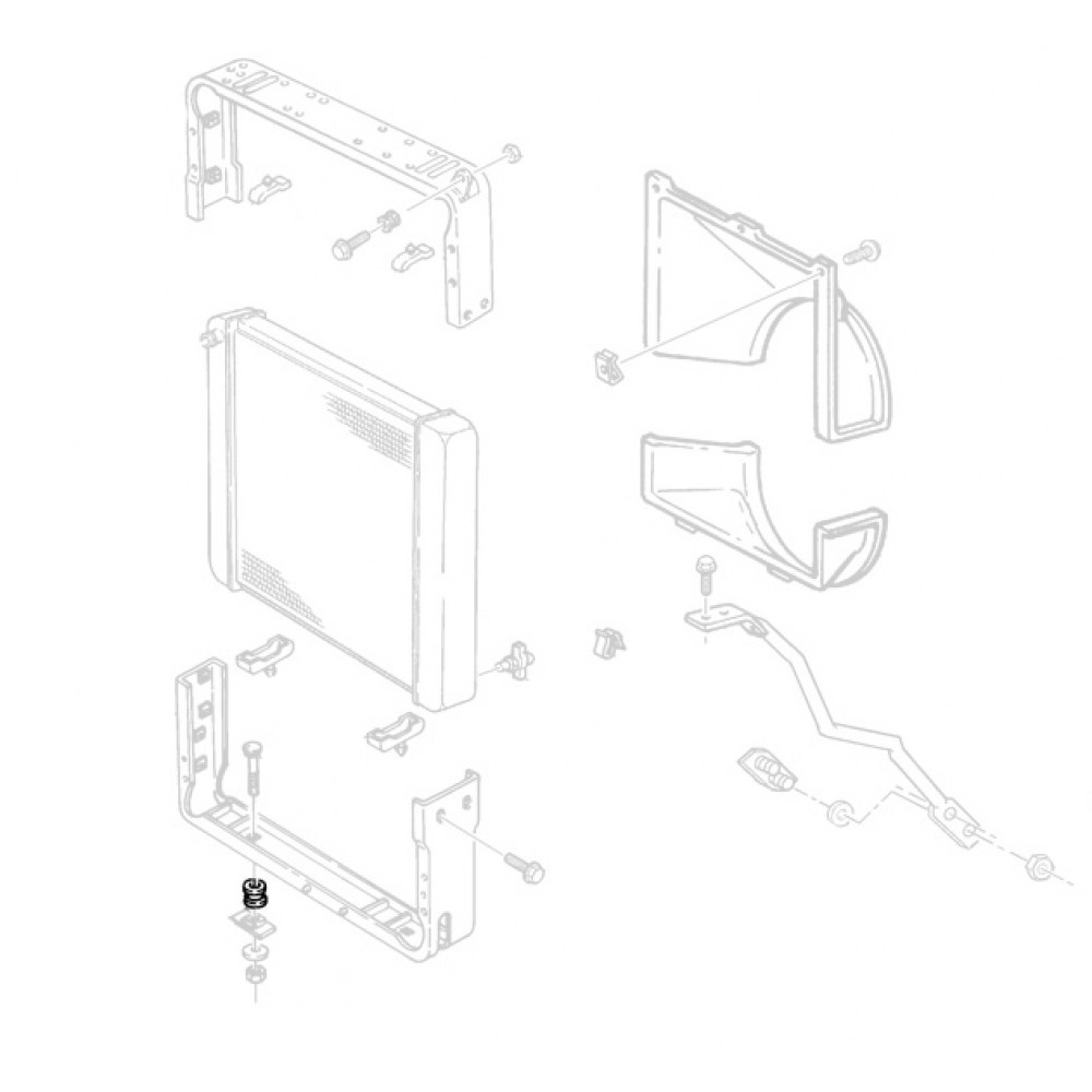 14044083 - Insulator Asm - Radiator Lower Mounting Bracket - Workhorse ...