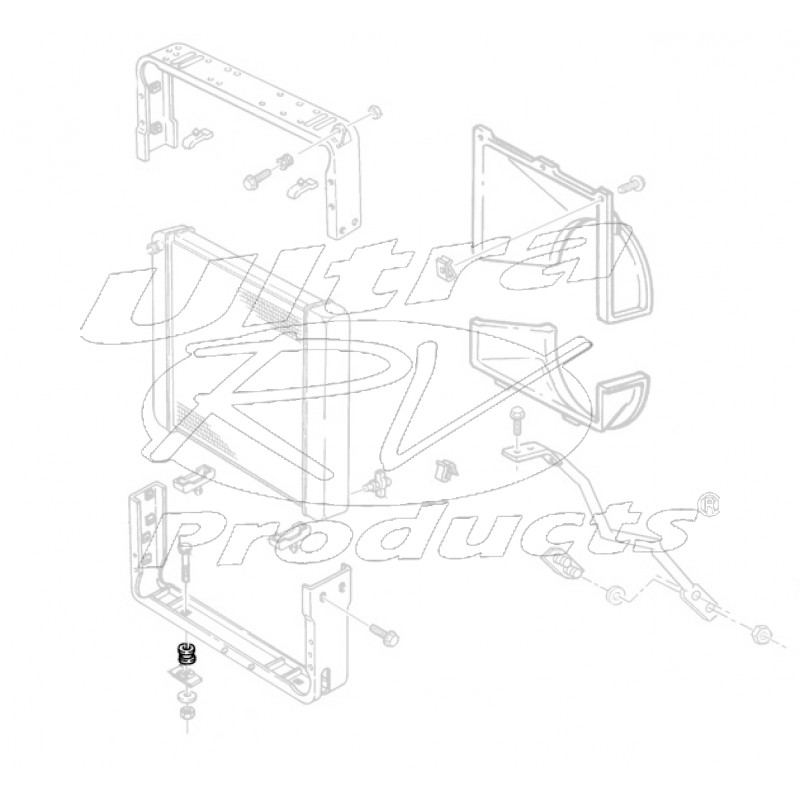 14044083 - Insulator Asm - Radiator Lower Mounting Bracket - Workhorse ...