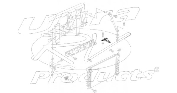 15979706 - Bracket Asm - Radiator Upper RH - Workhorse Parts