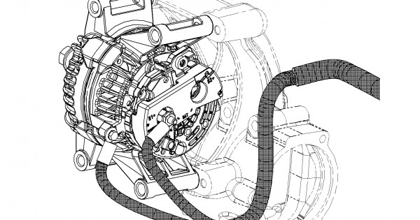 19020889 - Alternator (service) (12v 150 Amp)(pad Mount) - Workhorse Parts