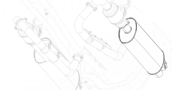 W0008132 - Muffler Asm - Exhaust - Workhorse Parts