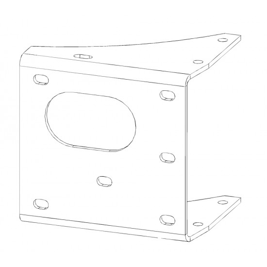 W0009775 - Bracket - Rear Crossmember Right Hand - Workhorse Parts