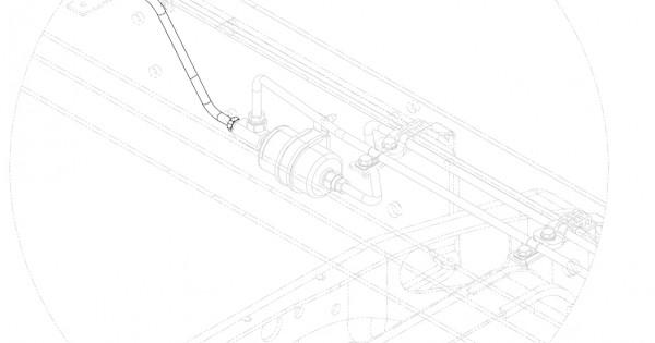 W0012749 - Tube Asm - Fuel Feed, Filter/Split - Workhorse Parts