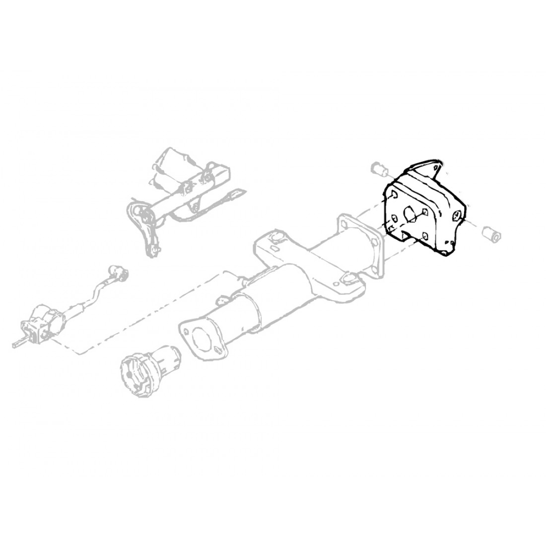 26046405 - Support - Steering Column Housing - Workhorse Parts