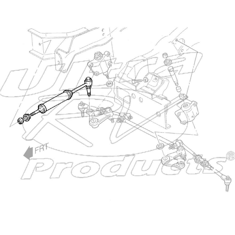 W0001004 - Shock Absorber Asm - Steering - Workhorse Parts