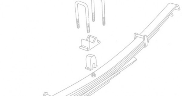 03700034 - Bumper - Rear Axle (Rubber) - Workhorse Parts