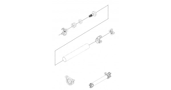 W0009873 - Shaft Asm - Prop Front - Workhorse Parts
