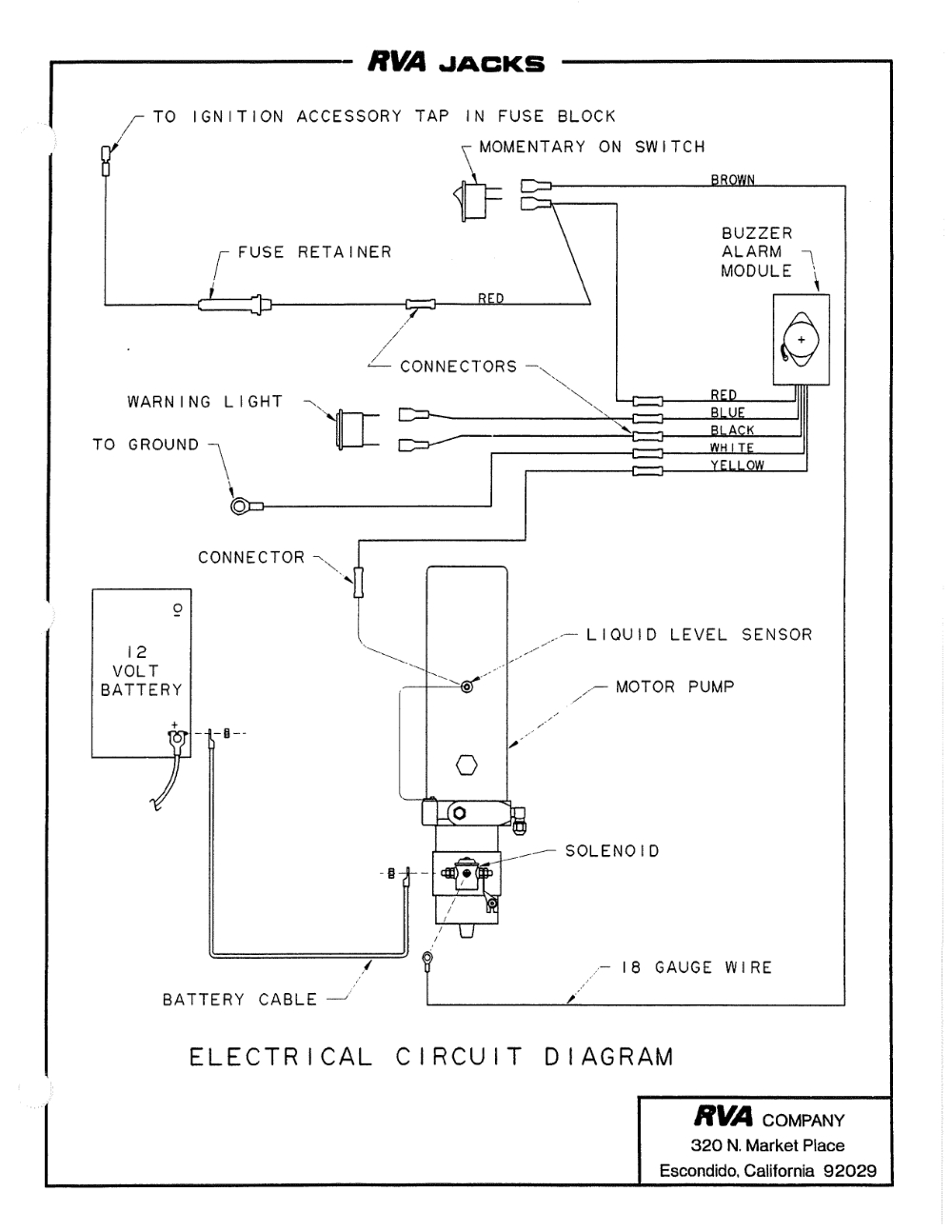 RVA Original Manual Jack System Documentation