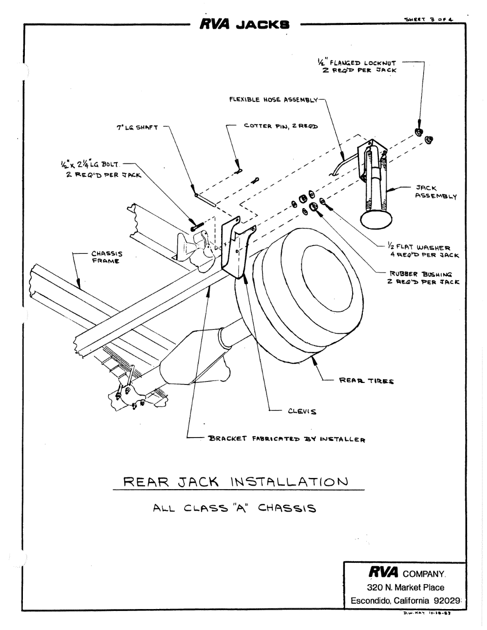 RVA Original Manual Jack System Documentation